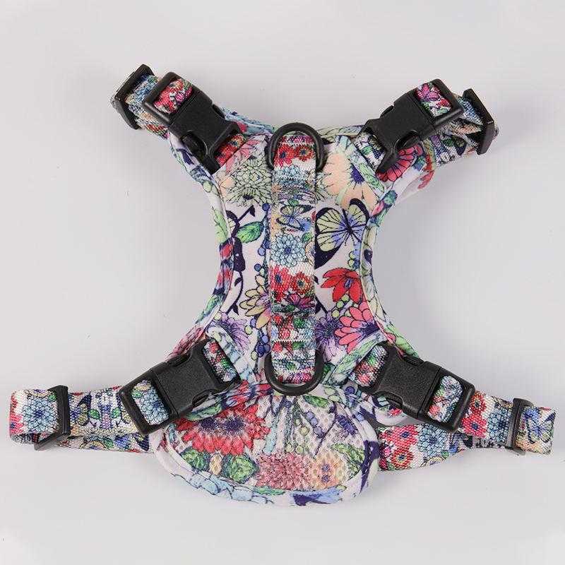 Custom Adjustable Logo Four Quick Release Buckles Dog Working Harness ...