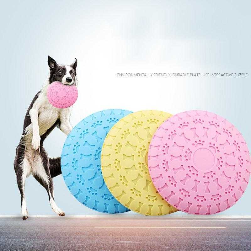 Feeding Training Dual-purpose Flying Disk Durable Customized Tpr Dog ...